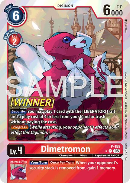 Dimetromon [P-189] (Store Tournament 2025 Vol.3 Winner Pack) [Promotio