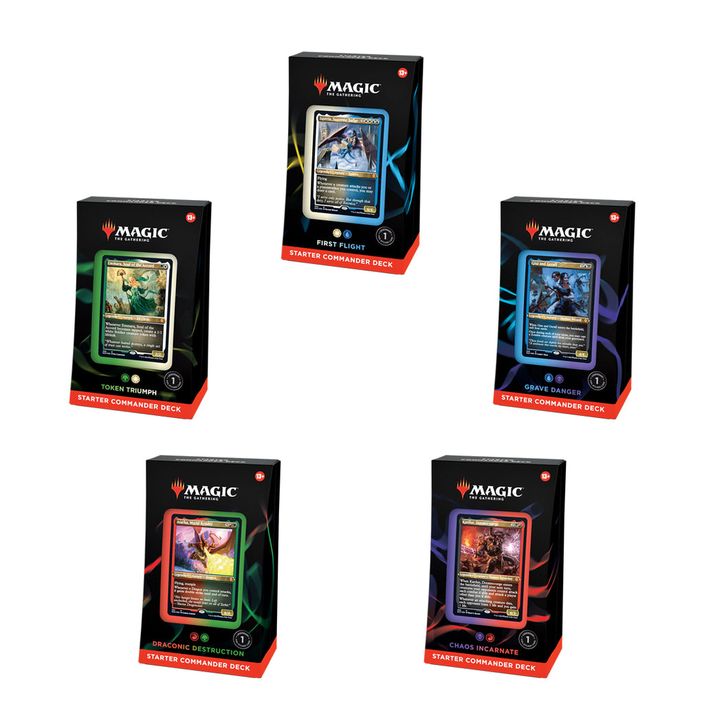 Magic Starter Commander Decks (set of 5)
